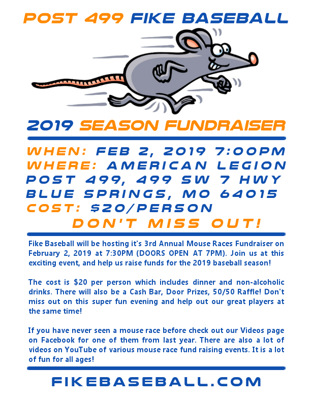 Mouse Races Checklist – Fike Baseball