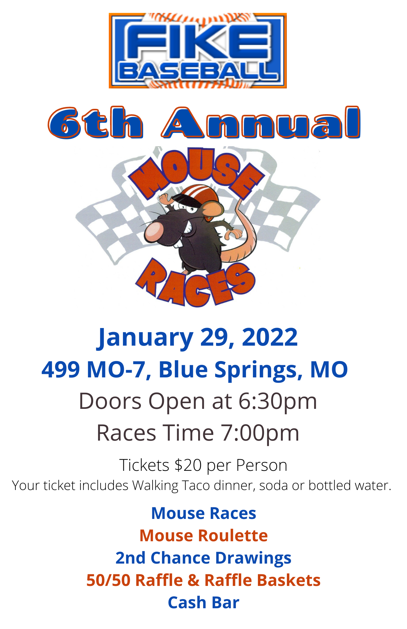 Mouse Races Jan 29th – Fike Baseball